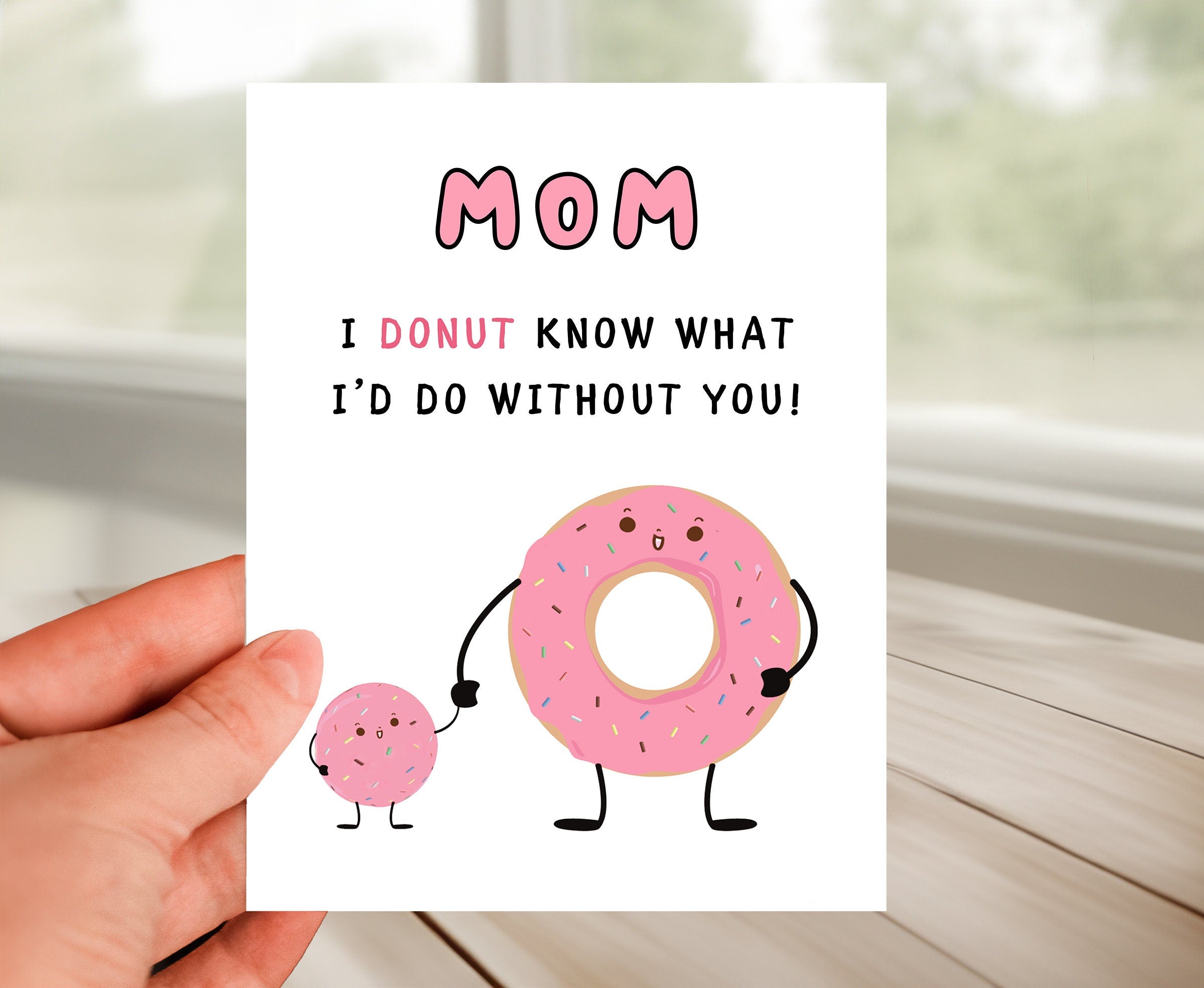 Mother's Day Card - Playful Donut – Quirky Wishes
